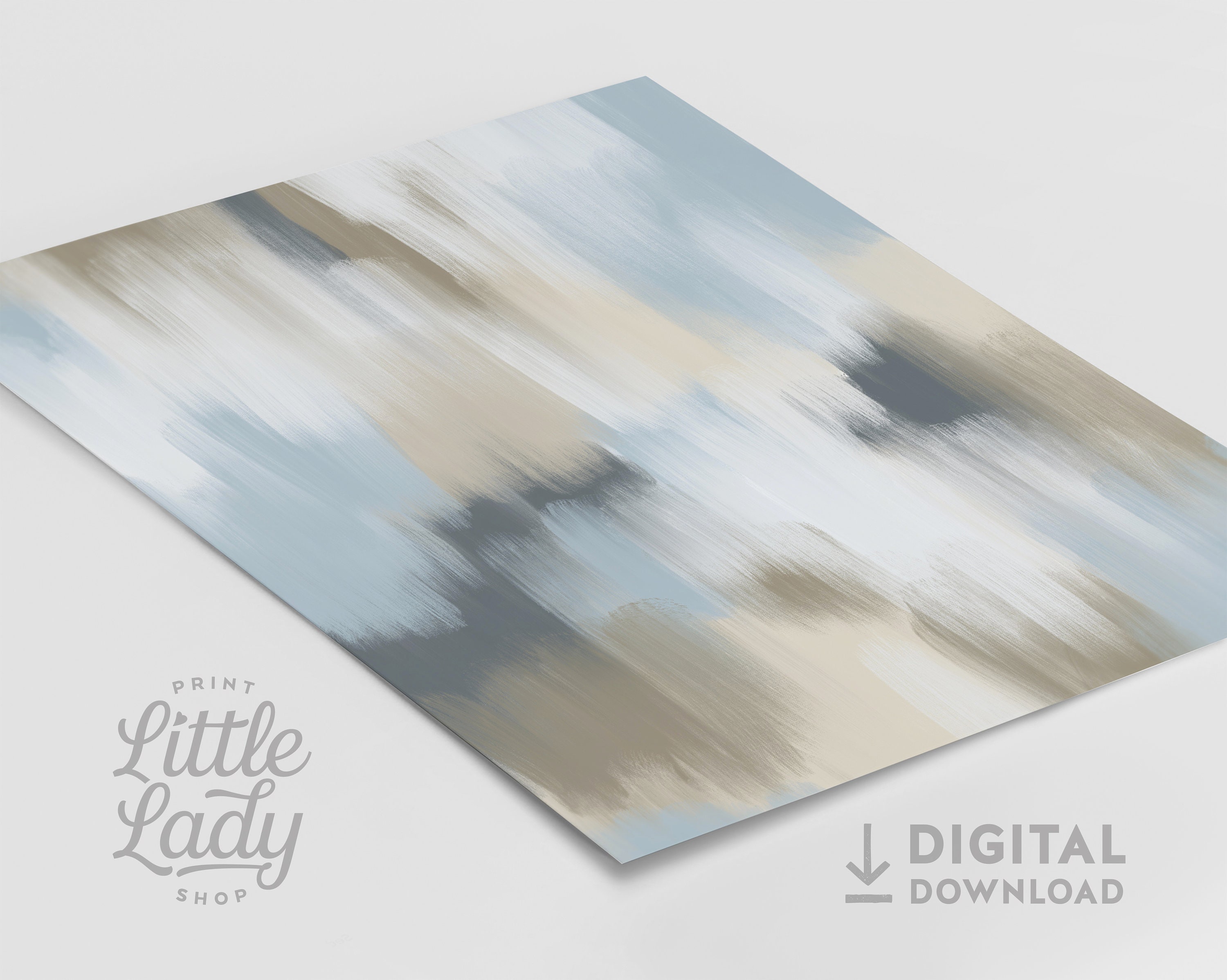 Blue Abstract Wall Art Abstract Print Abstract Printable | Etsy