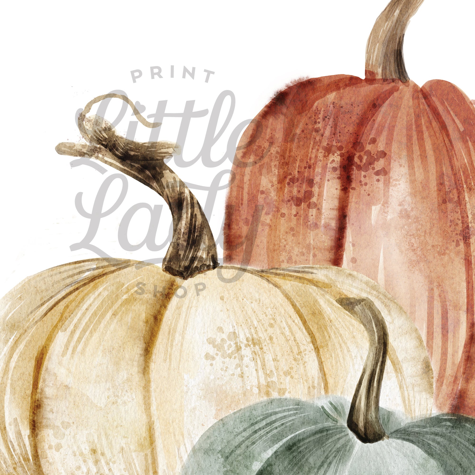 Pumpkin Printable Wall Art Pumpkin Print Rustic Fall Print | Etsy