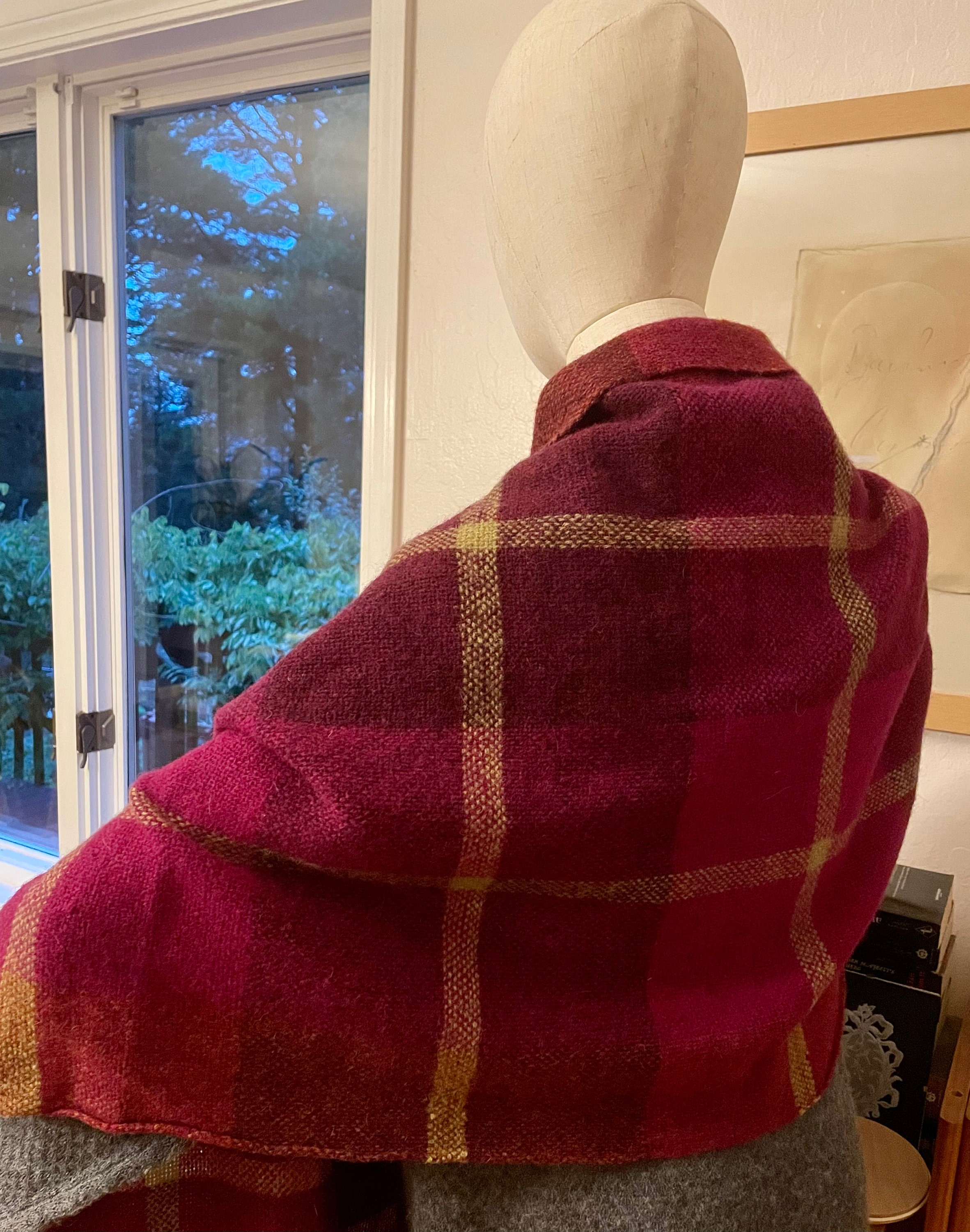 Autumn Leaves Shawl Pure Wool - Etsy