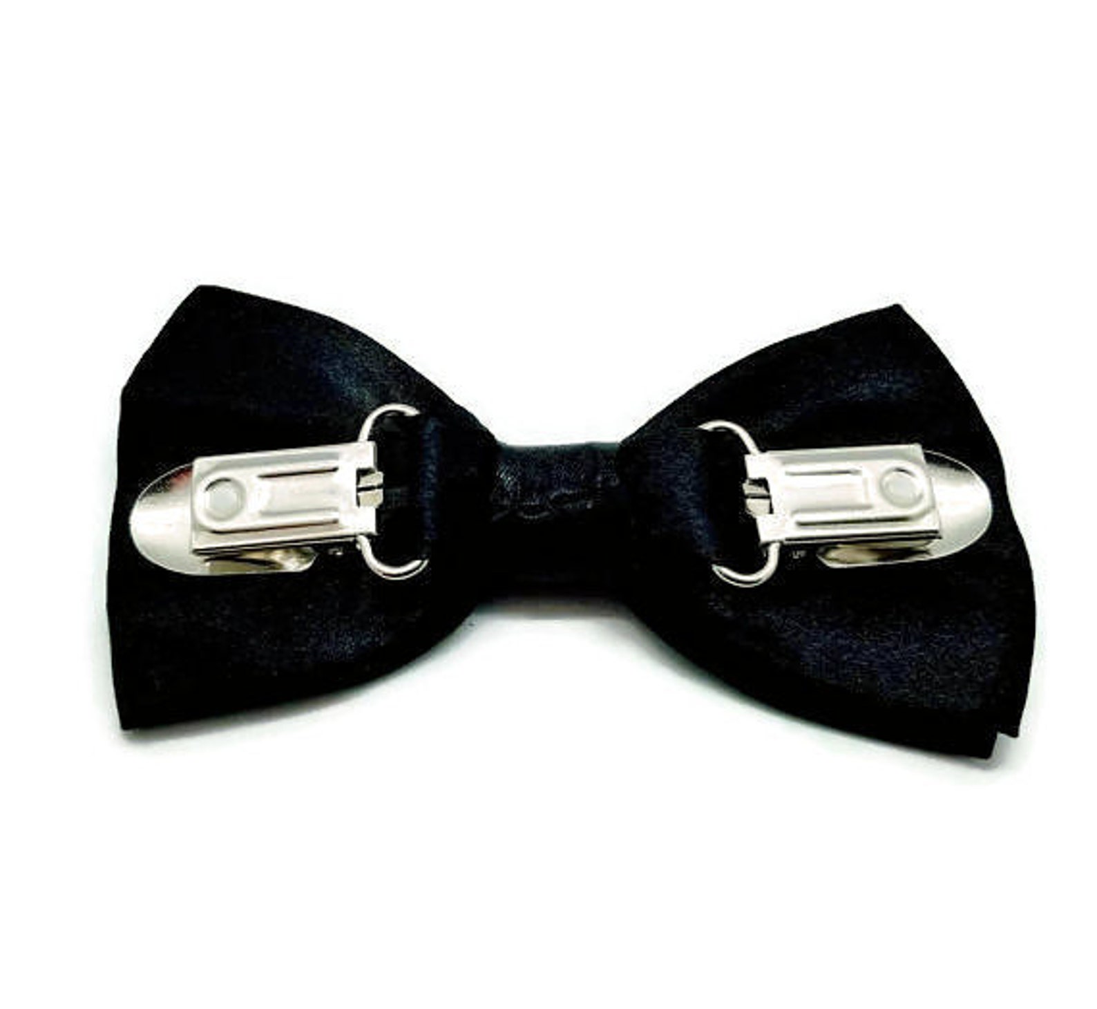 Black Bow Cinch Clip, Handmade Dress Clip - Etsy