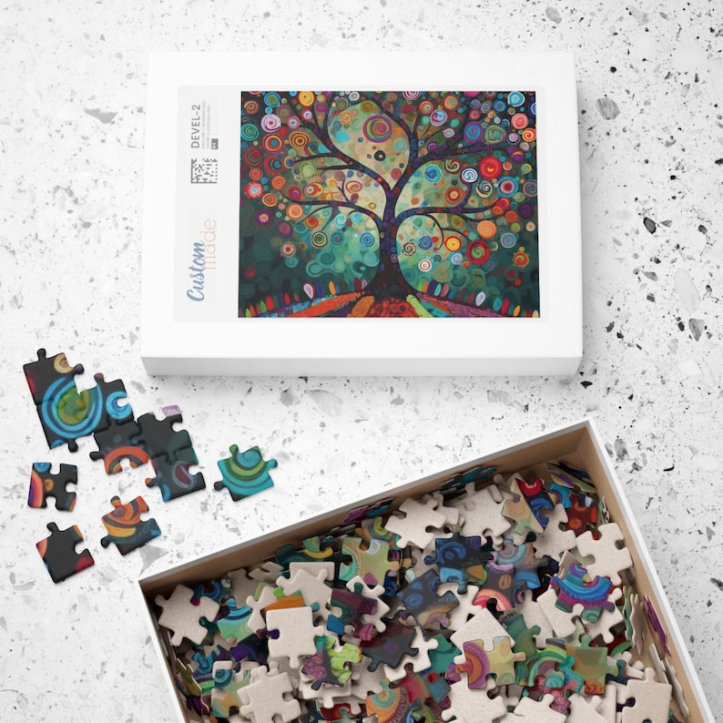 Puzzle Jigsaw Puzzle Tree Puzzle Puzzle for Adults Grandma Gift Mom ...