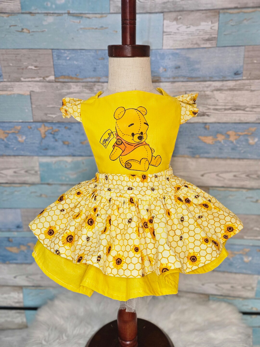 Winnie the Pooh Inspired Dress - Etsy