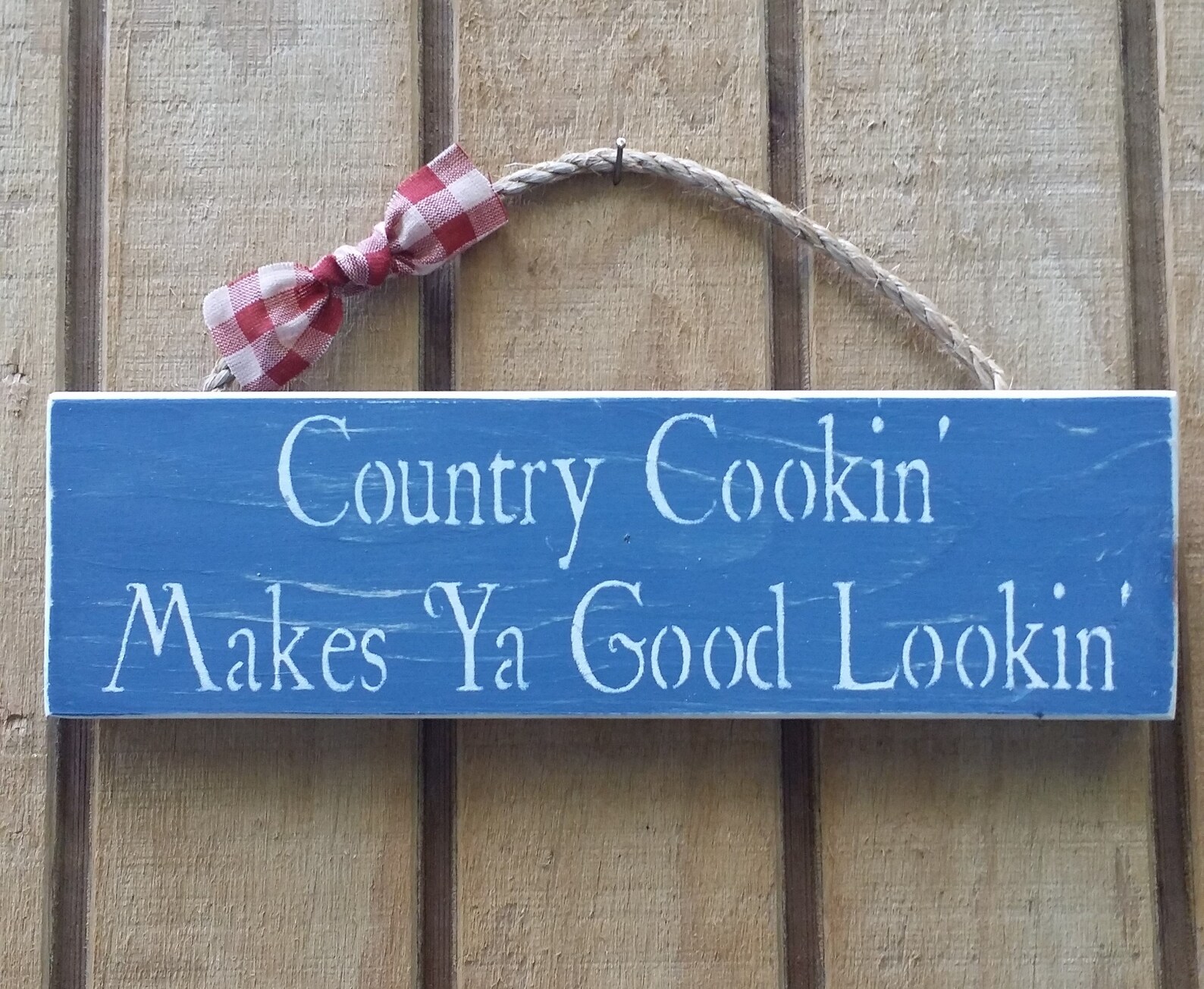 Handmade Wooden Sign country Cookin' Makes 'ya - Etsy