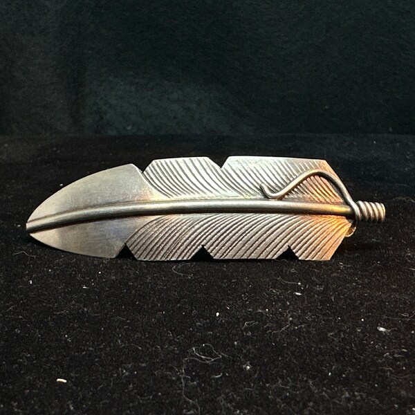 Feather Barrette - Etsy