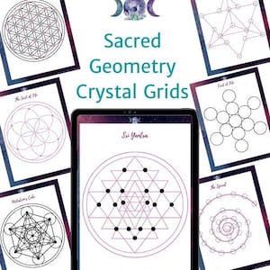 Sacred Geometry Crystal Grids - Etsy