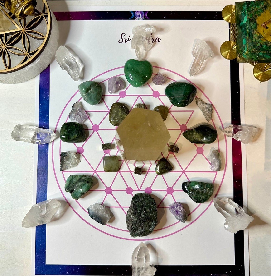 Sacred Geometry Crystal Grids - Etsy