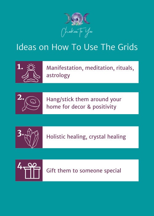 Sacred Geometry Crystal Grids - Etsy