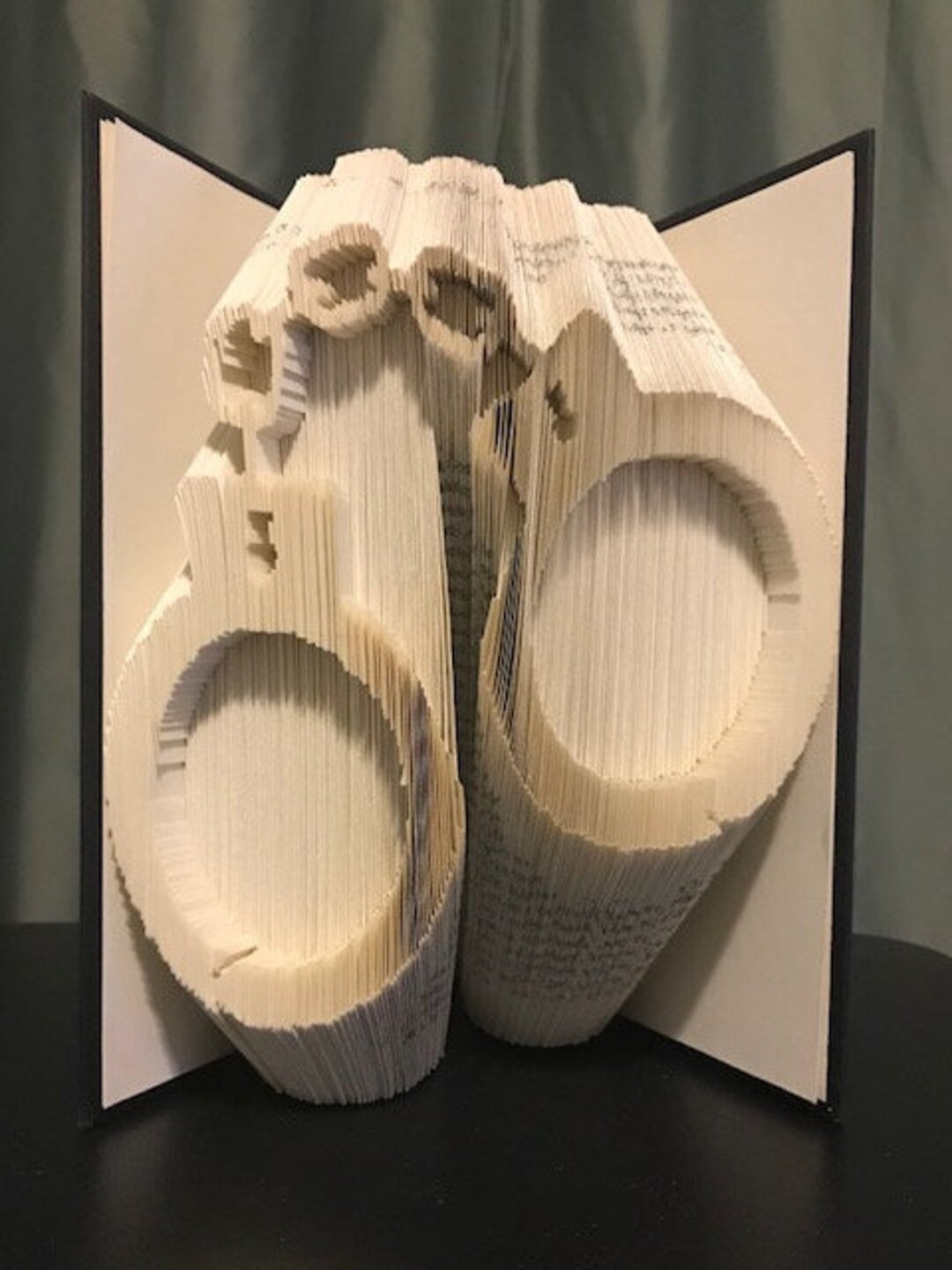 Handcuffs Book Folding Pattern Cut & Fold - Etsy