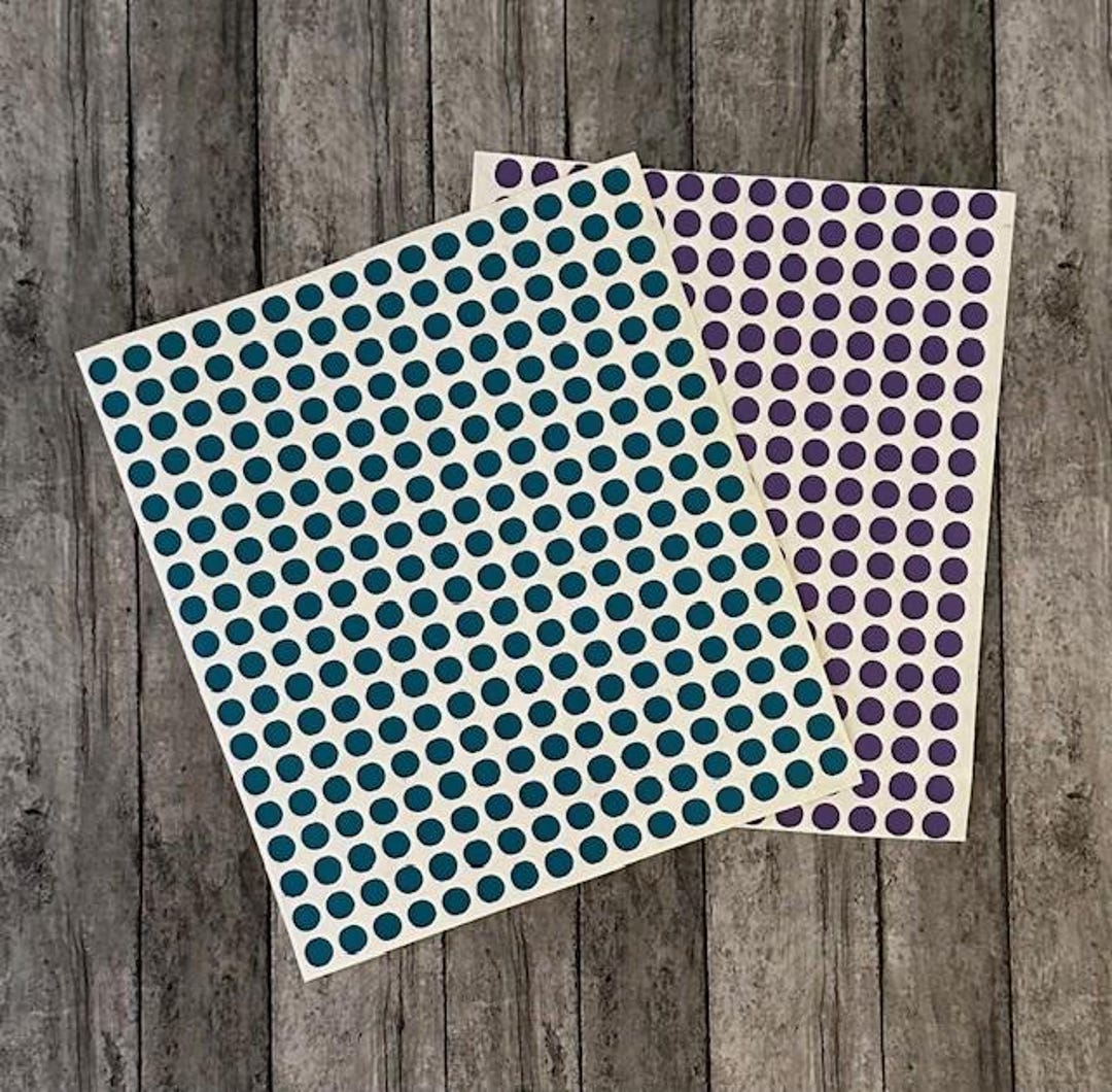Vinyl Dots - .25" (288 Dots per Sheet) for Journaling, Planners ...