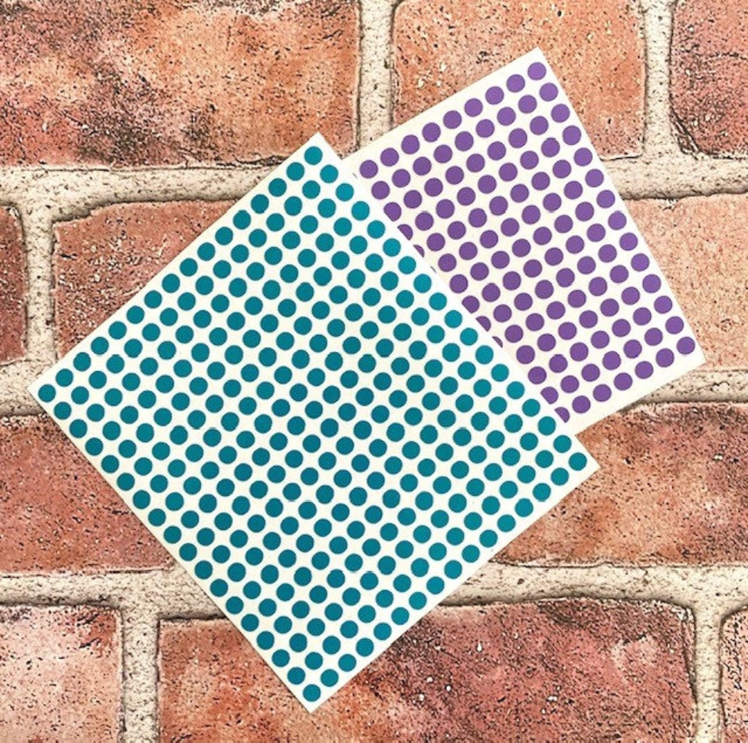 Vinyl Dots .25 288 Dots per Sheet for Journaling, Planners ...