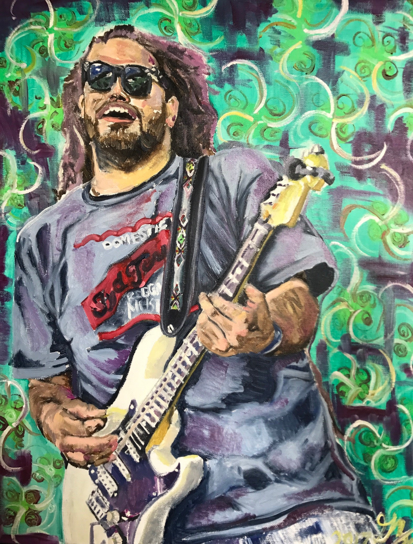 Sweet Reggae Oil Painting 16x20 - Etsy