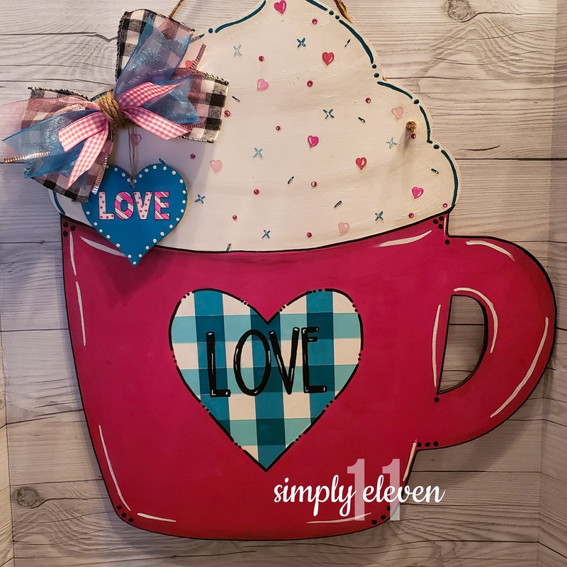 Valentine Door Hanger - Etsy