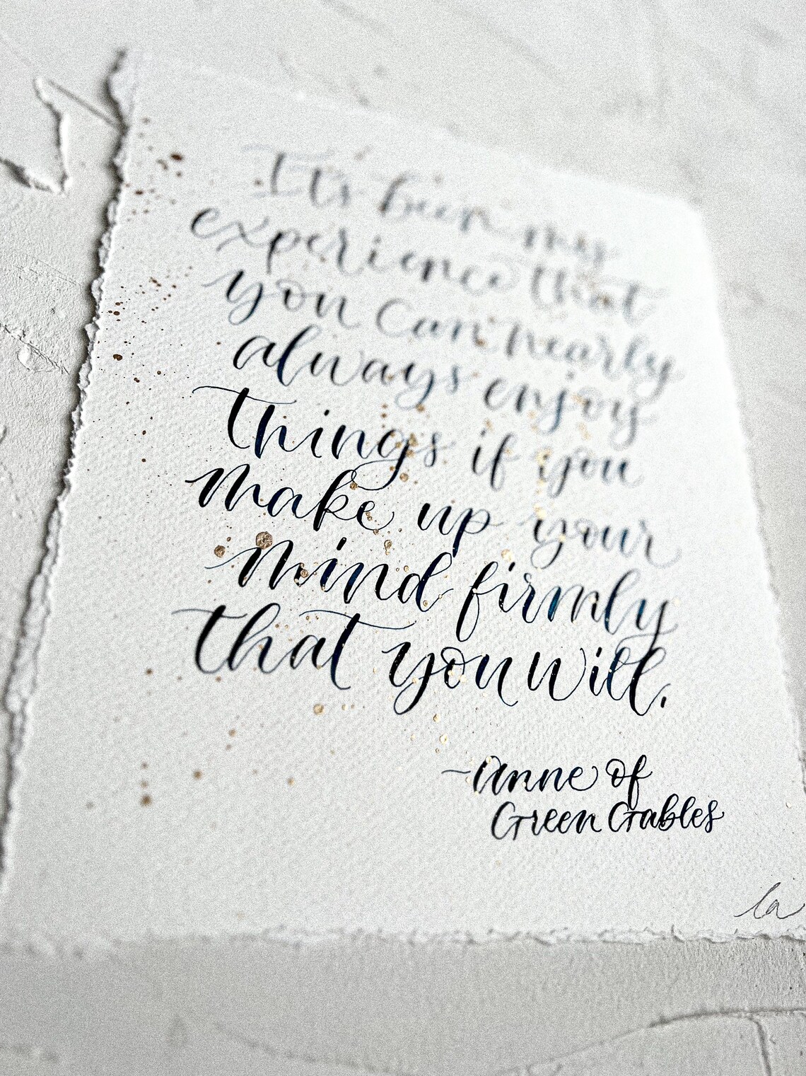 Anne of Green Gables Inspirational Saying Wall Art Quotes and Phrases ...