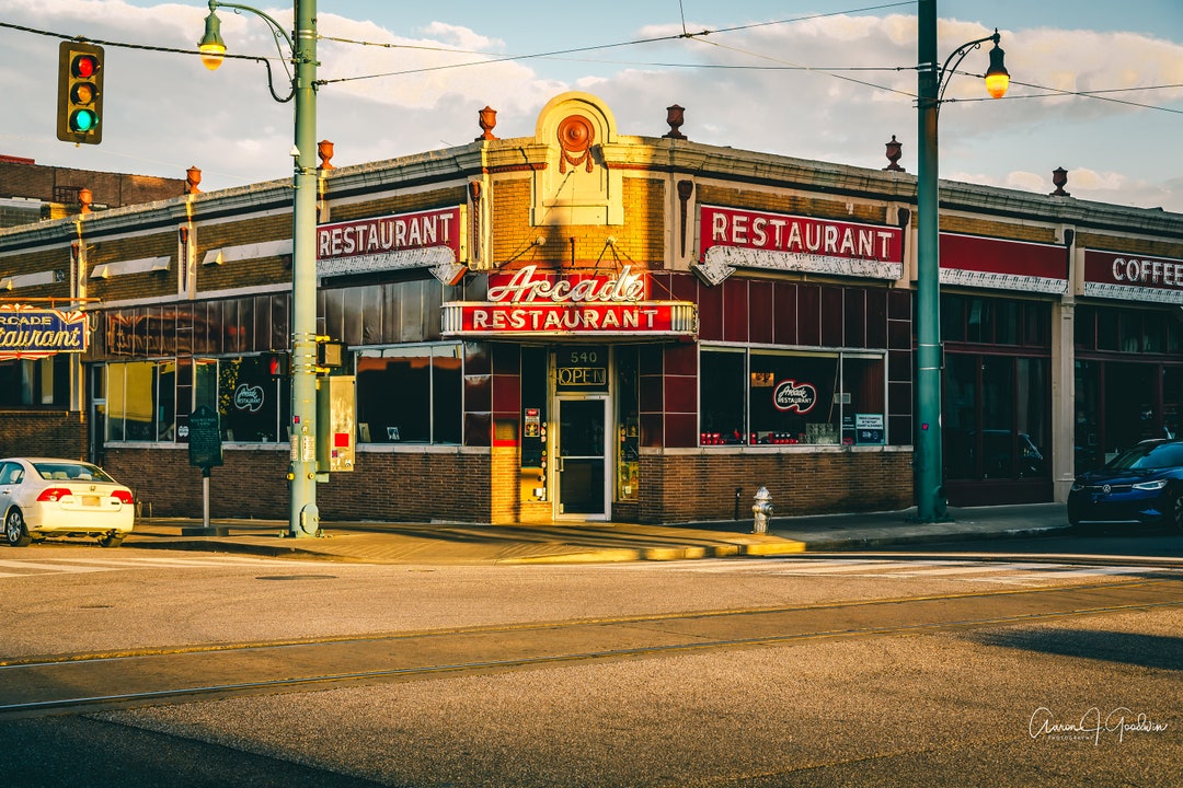 The Arcade Restaurant Memphis Photography Print | Oldest Diner ...