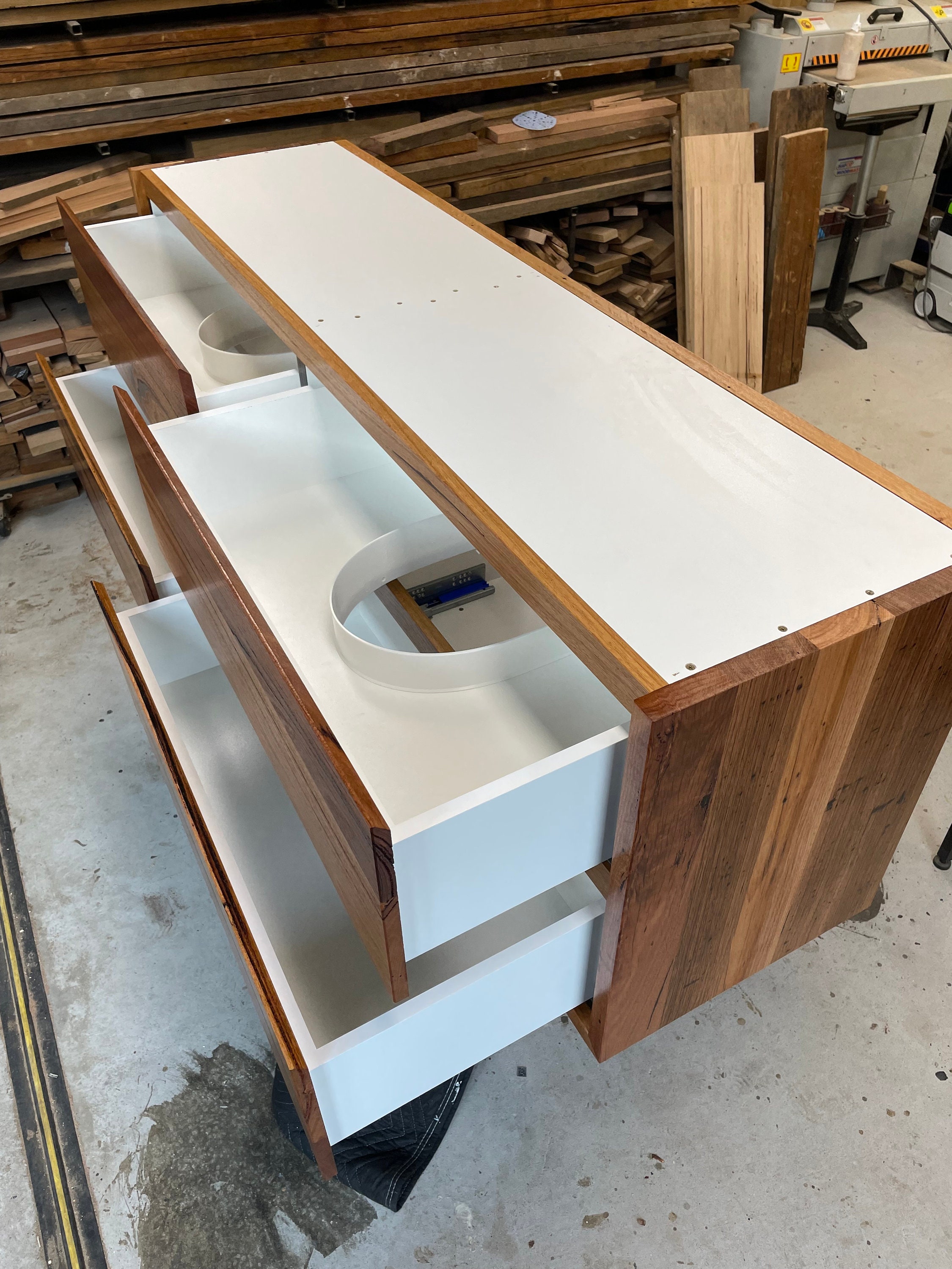 Timber Vanity for Bathroom 1700mm- Custom Made - Etsy Australia