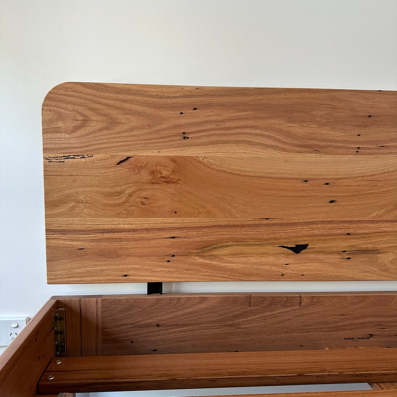 Timber Curved Bed - Made to Order Contact @danielcharlesstudio - Etsy ...