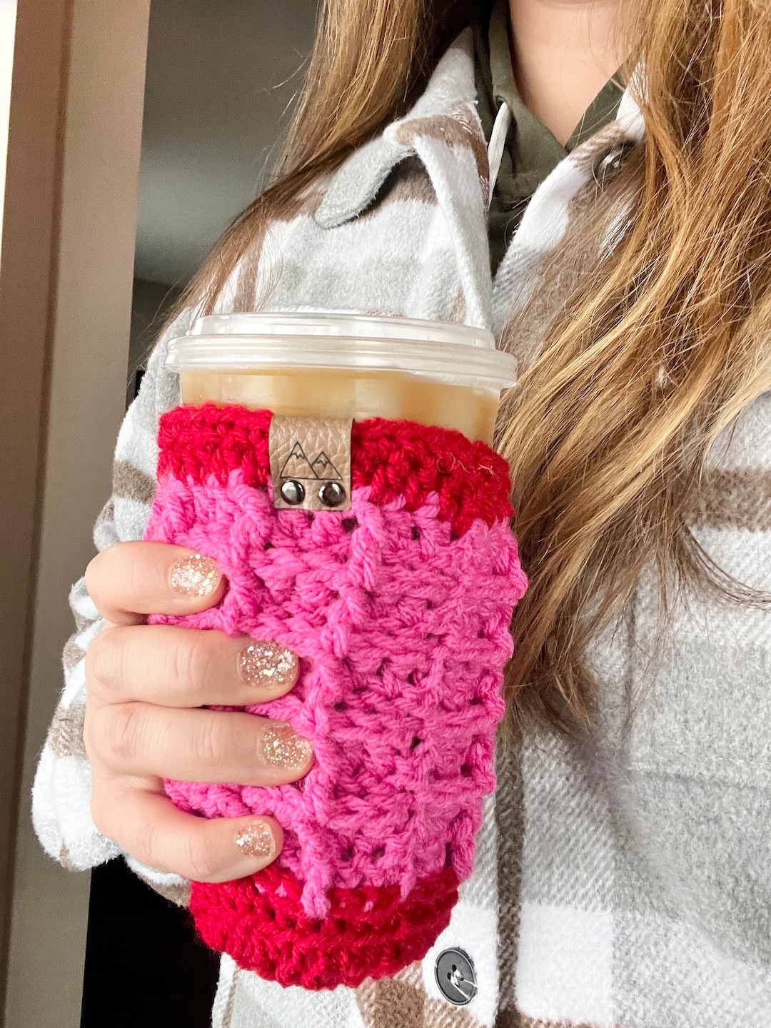Crochet Cold Brew Cozy: Reusable Iced Coffee Cup Sleeve - Etsy
