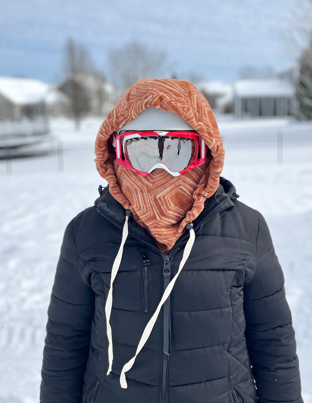 Fleece Helmet Hood | Over the Helmet Hood | Ski Hood | Snowboard Hood ...