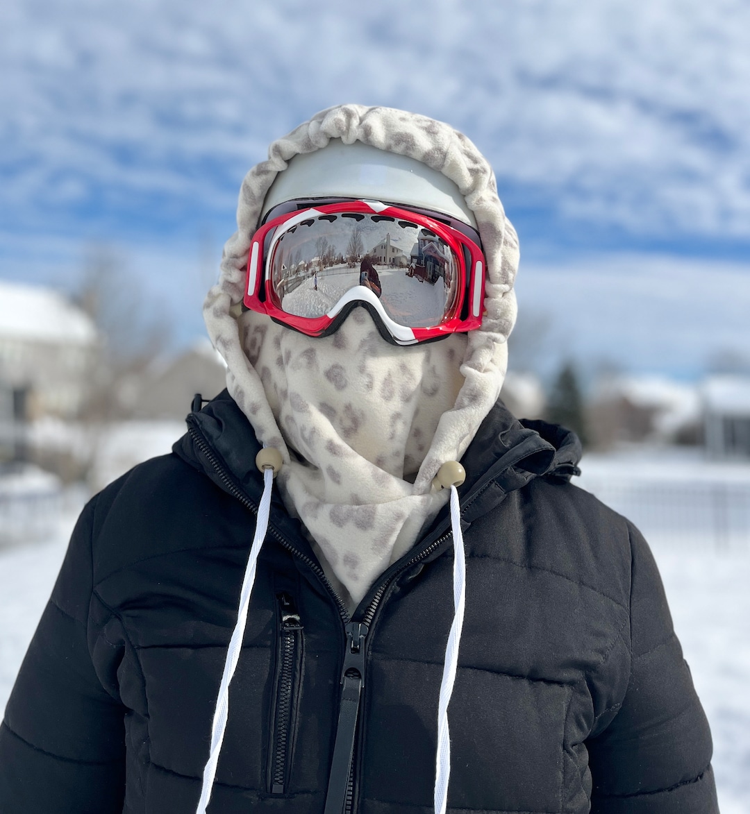 Over the Helmet Hood Ski Hood Helmet Hood Snowboard Hood Face Mask Hood ...