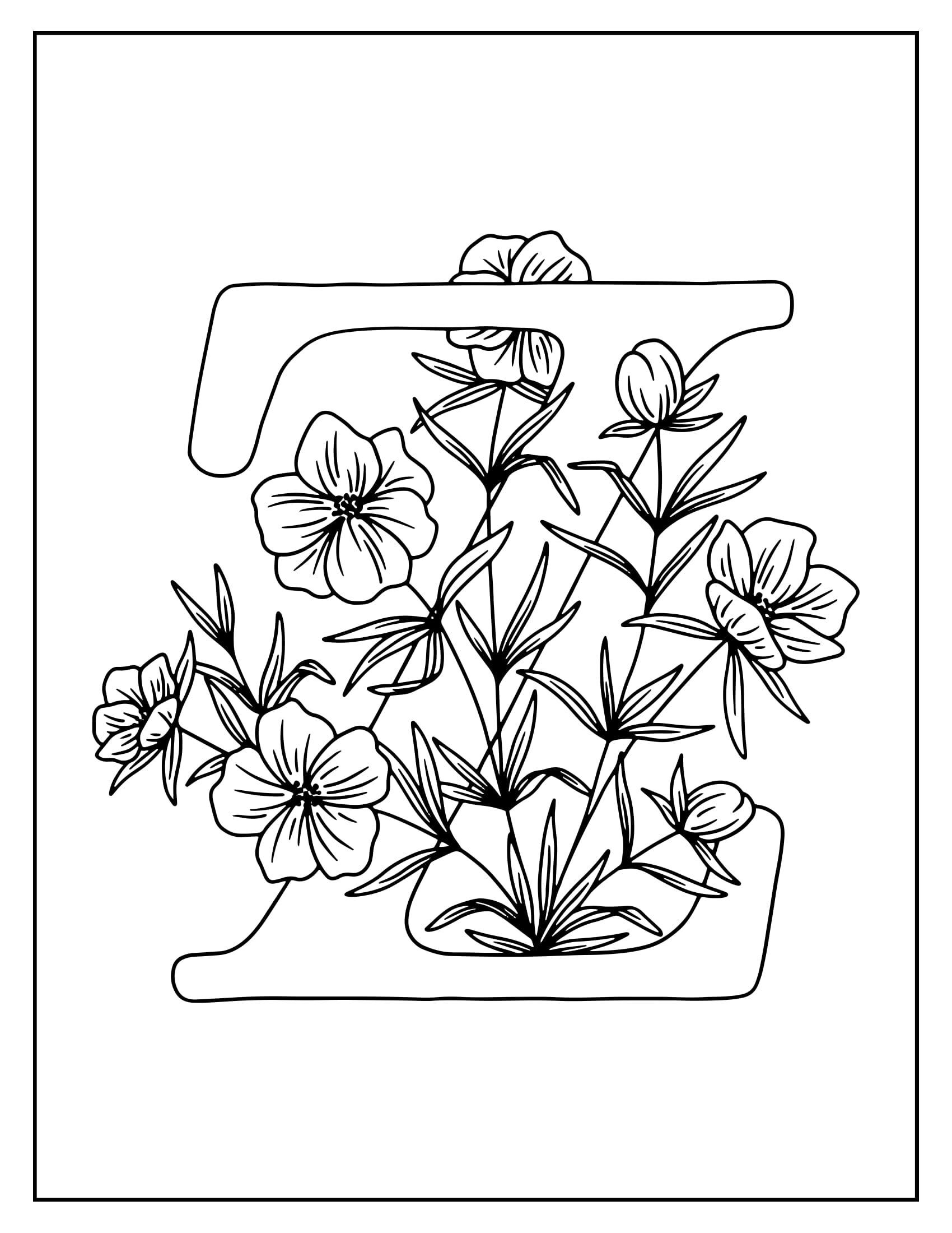Alphabet Coloring Pages – A to Z Printable PDF for Kids | Fun ...