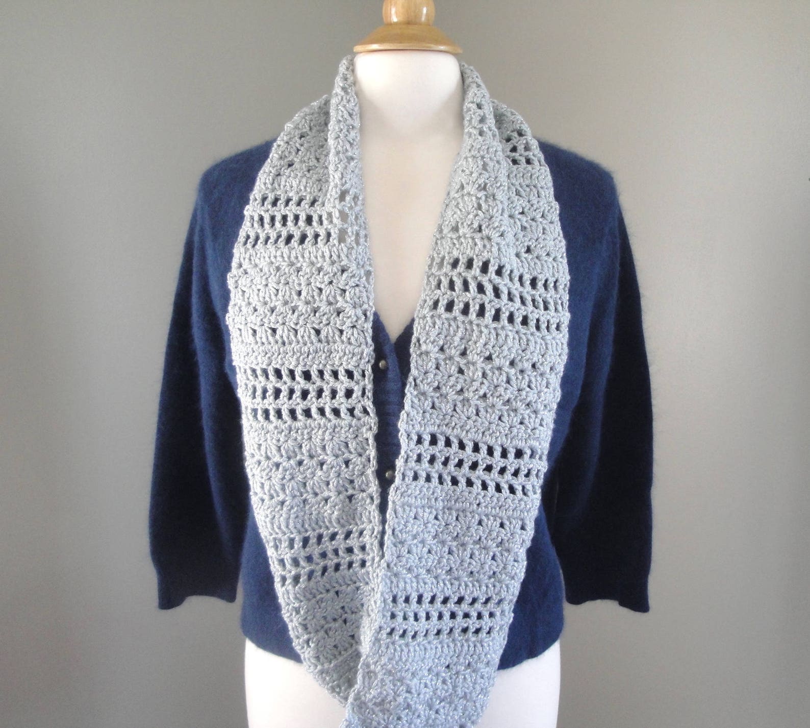 Infinity Scarf Crochet Pattern, Double Crochet Stitches, Quick Easy ...