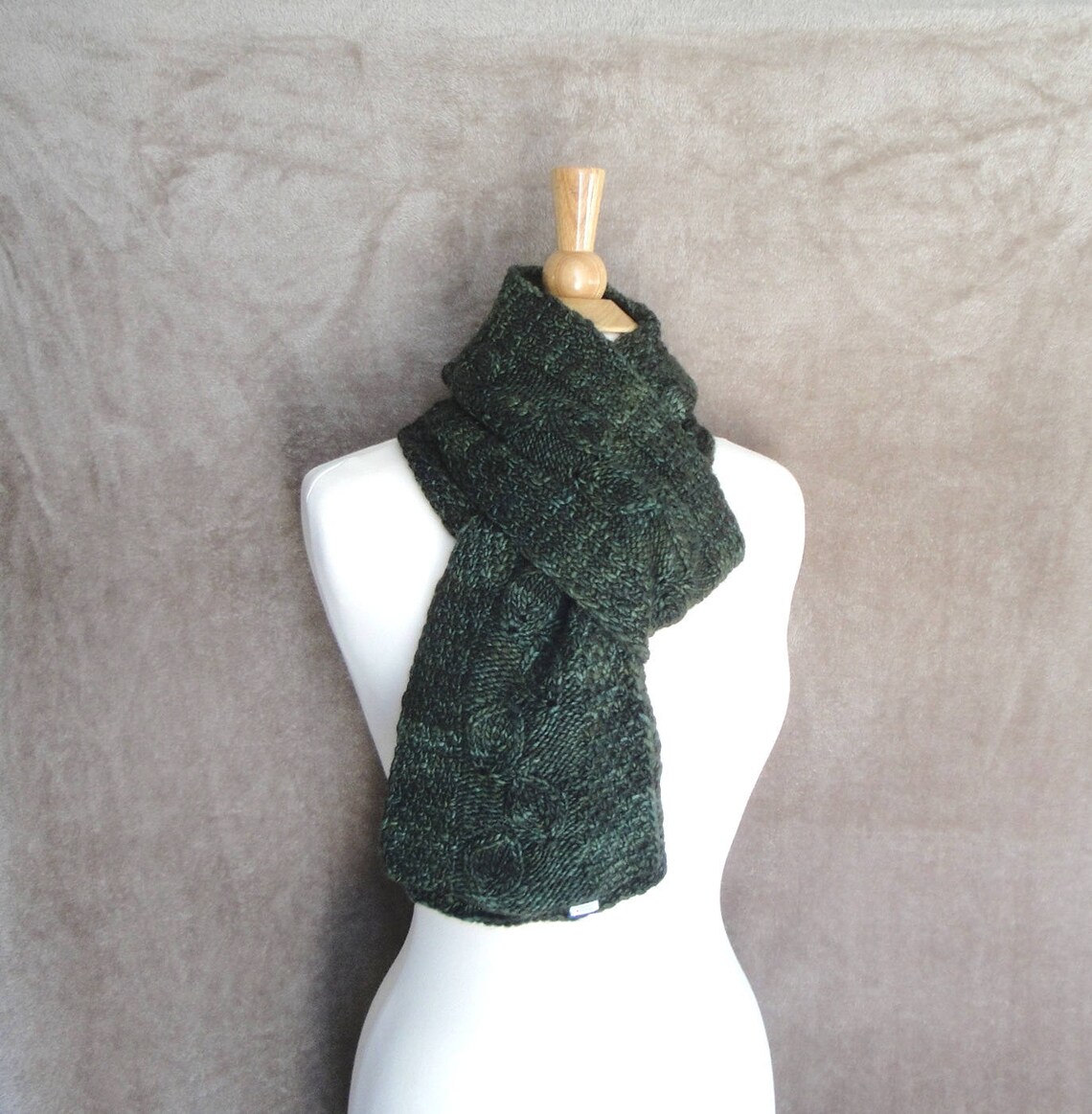 Leaf Scarf Knitting Pattern Leaves Design Malabrigo Worsted - Etsy