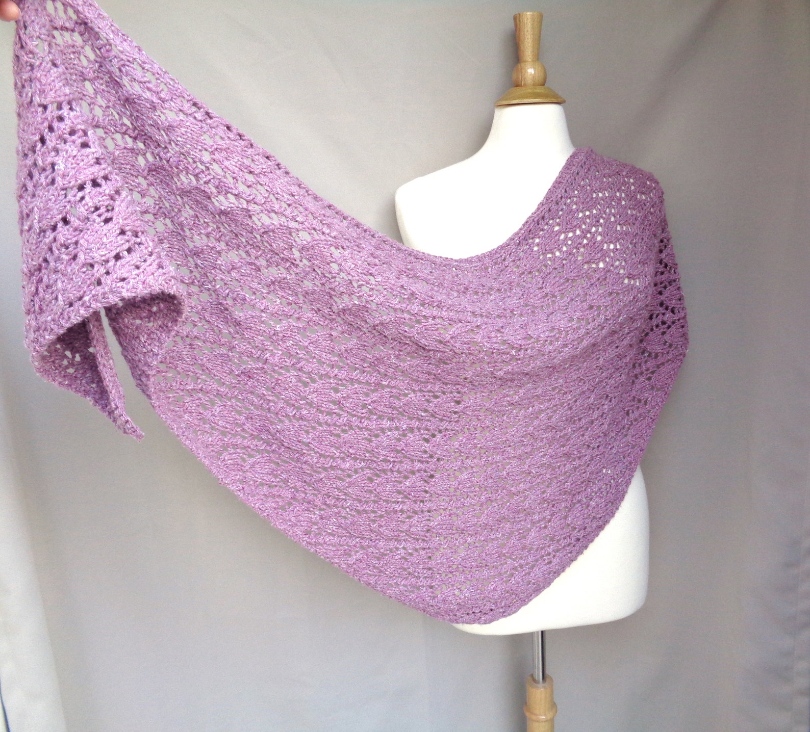 Snowdrop Lace Shawl Knitting Pattern Side to Side Oversized - Etsy