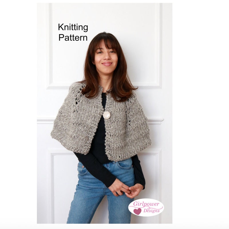 Knit Cape Pattern - Etsy
