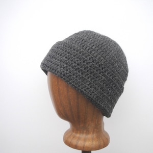 Crochet Watch Cap Pattern, Beanie Hat Easy Crochet Pattern, Worsted ...