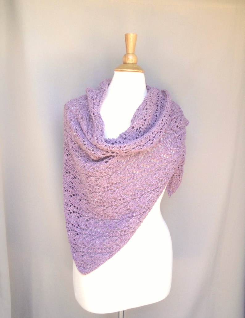 Snowdrop Lace Shawl Knitting Pattern Side to Side Oversized - Etsy