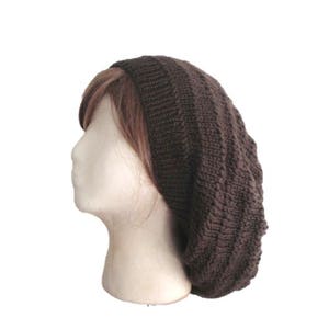 Maxi Slouch Hat Knitting Pattern, Slouchy Beanie Beret Tam Toque, Knit ...