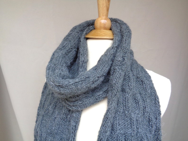 Stormy Billows Scarf Knitting Pattern Men or Women - Etsy