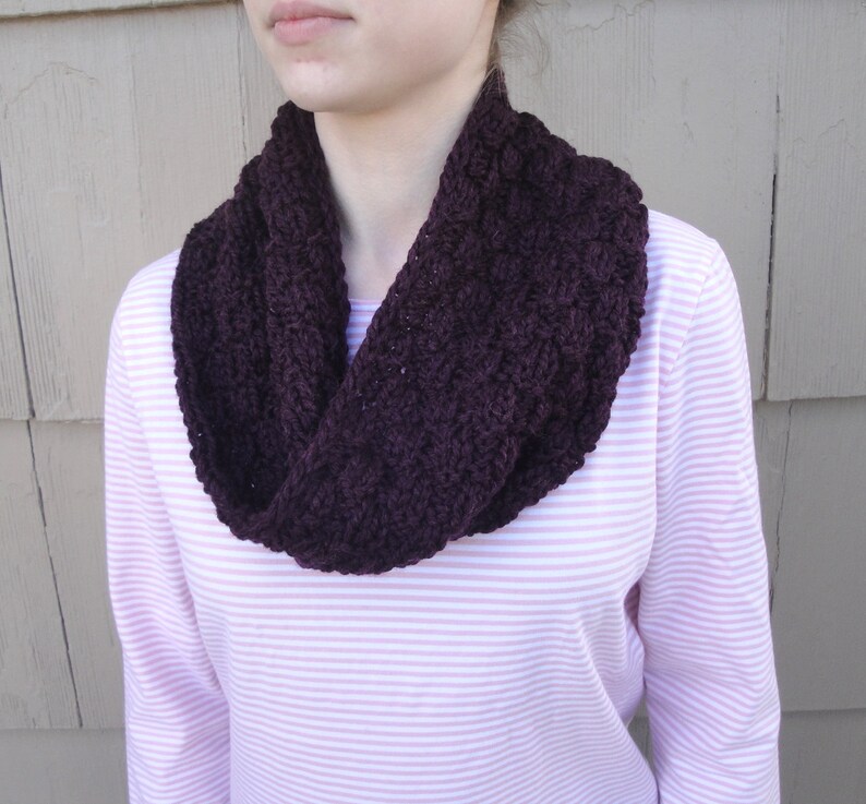 Knitting Pattern Chunky Mobius Scarf Cowl Quick Easy Fast - Etsy