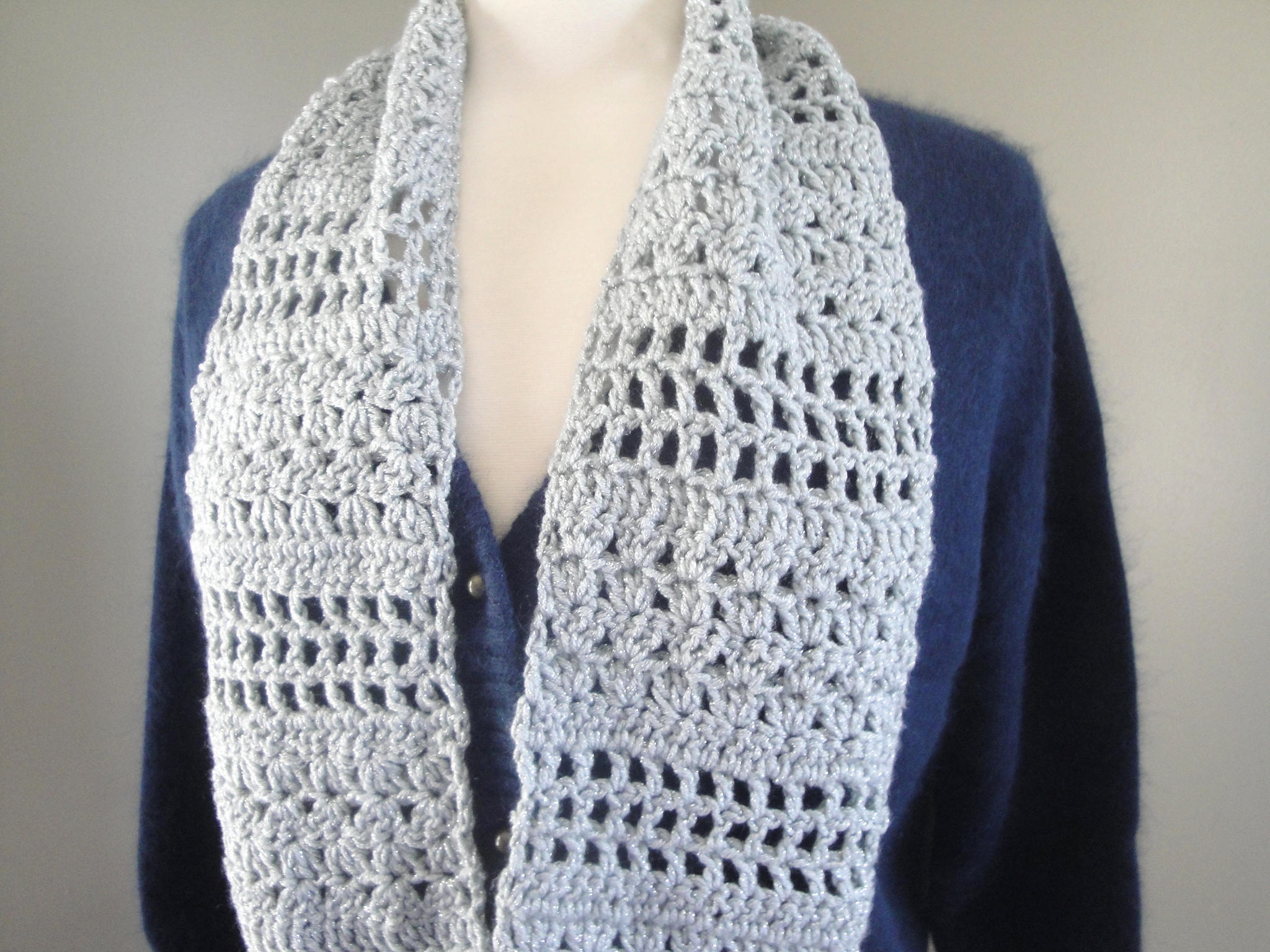 Infinity Scarf Crochet Pattern, Double Crochet Stitches, Quick Easy ...