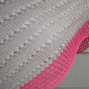Eyelet Shawl Easy Knit Pattern PDF Knitting Pattern, Easy Lace Shawl ...
