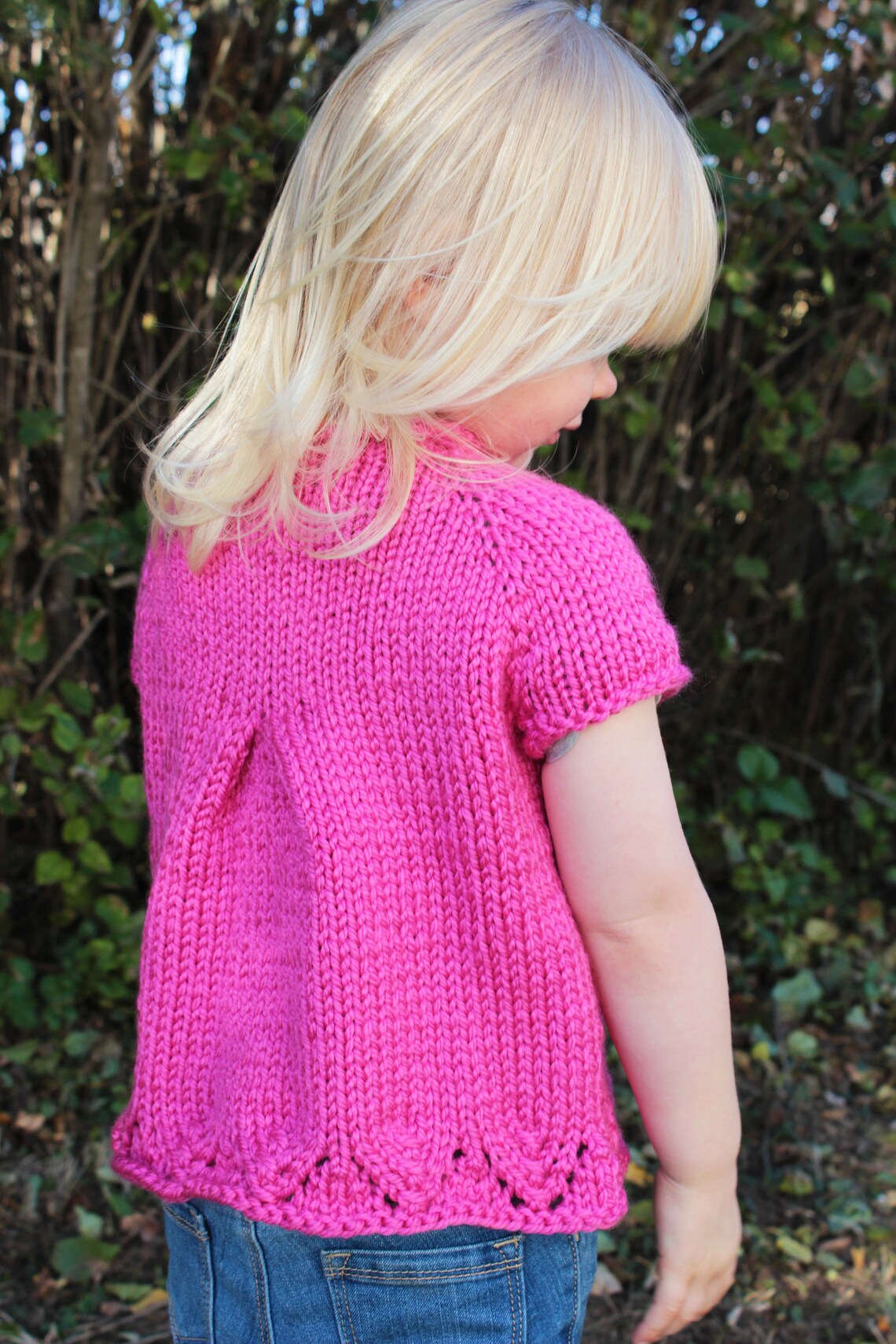 Girls Cardi Sweater Knitting Pattern Size 1 2 4 6 8 10 12 - Etsy