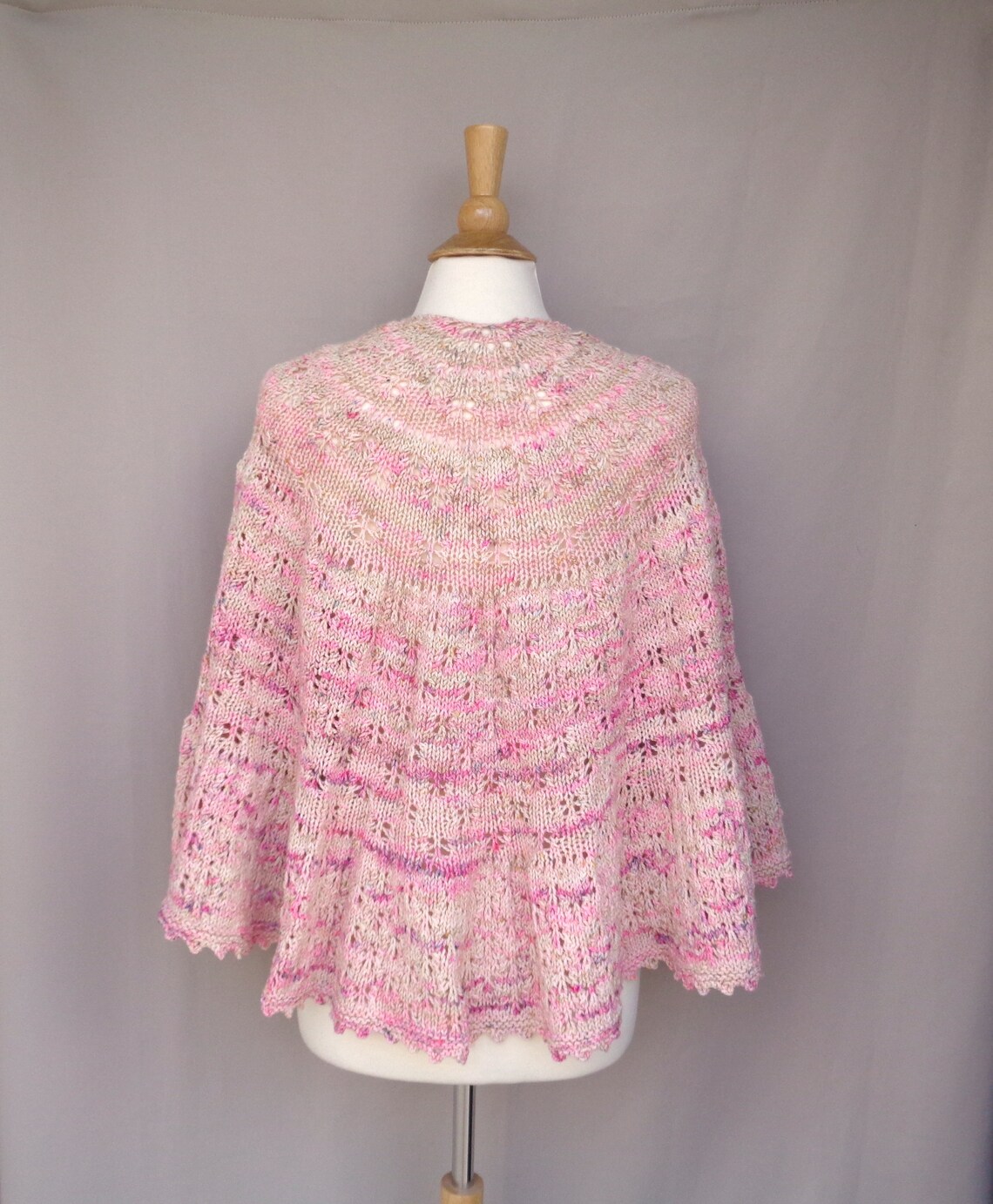 Half Circle Shawl Wrap Knitting Pattern Butterfly Lace Pi - Etsy