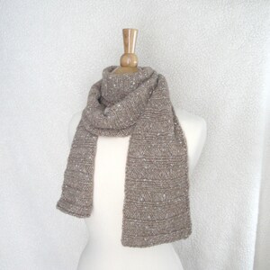 Side to Side Scarf Knitting Pattern, Chunky Knit, Lengthwise Ribbed ...