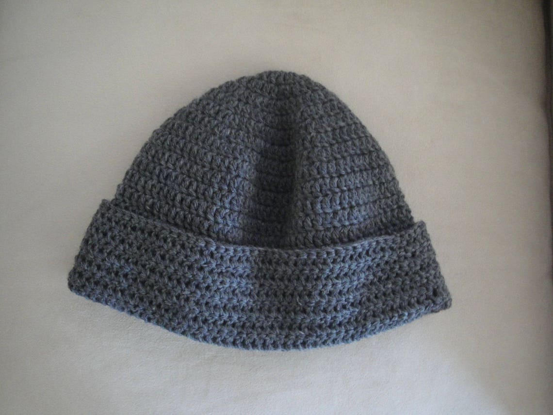 Crochet Watch Cap Pattern Beanie Hat Easy Crochet Pattern - Etsy