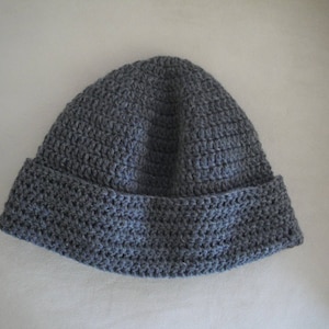 Crochet Watch Cap Pattern, Beanie Hat Easy Crochet Pattern, Worsted ...