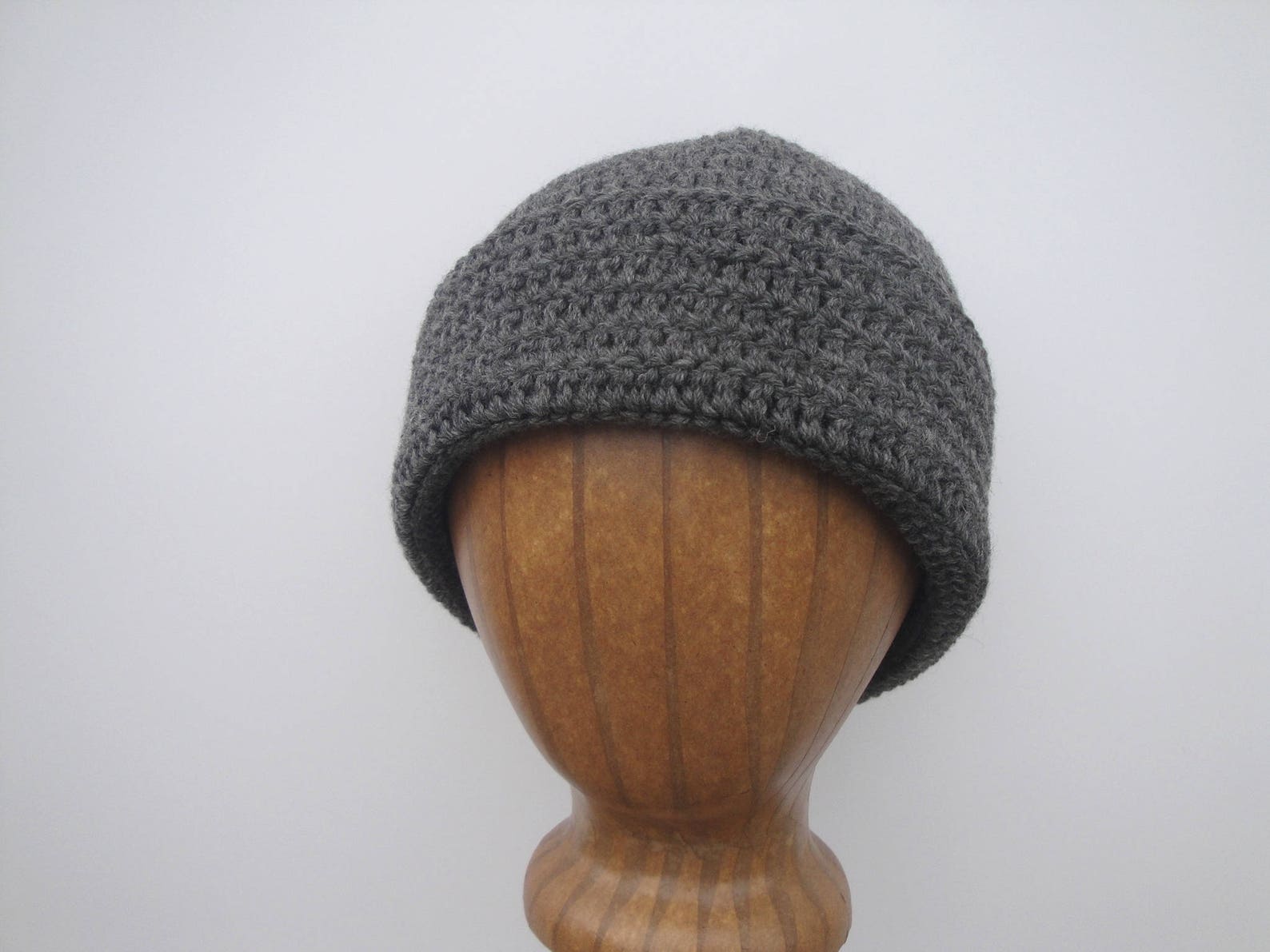 Crochet Watch Cap Pattern Beanie Hat Easy Crochet Pattern - Etsy