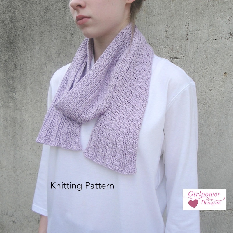 Knitted Scarf - Etsy