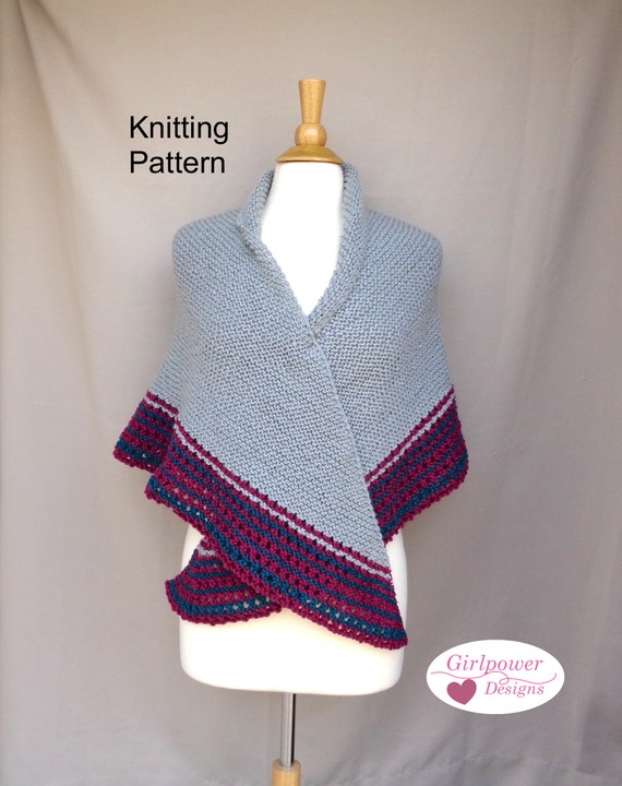 Prayer Shawl Free Knitting Pattern Charity Knit Top Down - Etsy