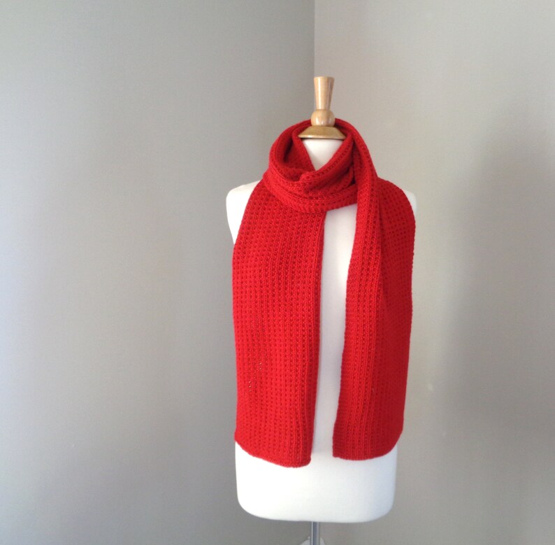 Unisex Scarf Knitting Pattern Seed Rib Garter Stitch Easy - Etsy