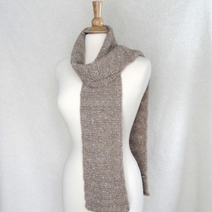 Side to Side Scarf Knitting Pattern, Chunky Knit, Lengthwise Ribbed ...