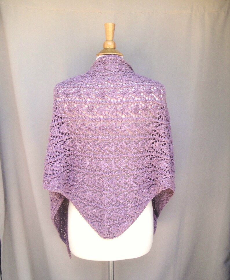 Snowdrop Lace Shawl Knitting Pattern Side to Side Oversized | Etsy