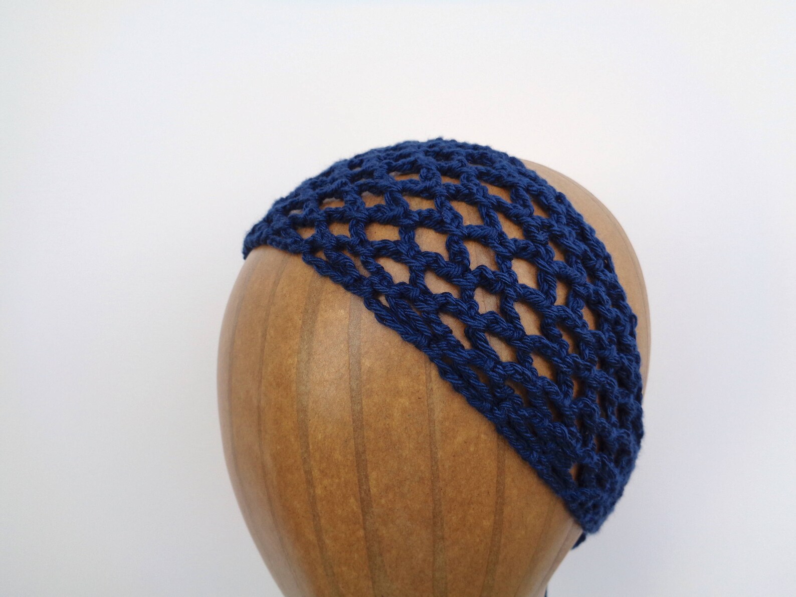 Mesh Headband Crochet Pattern Tie Back Headband Women Teen - Etsy