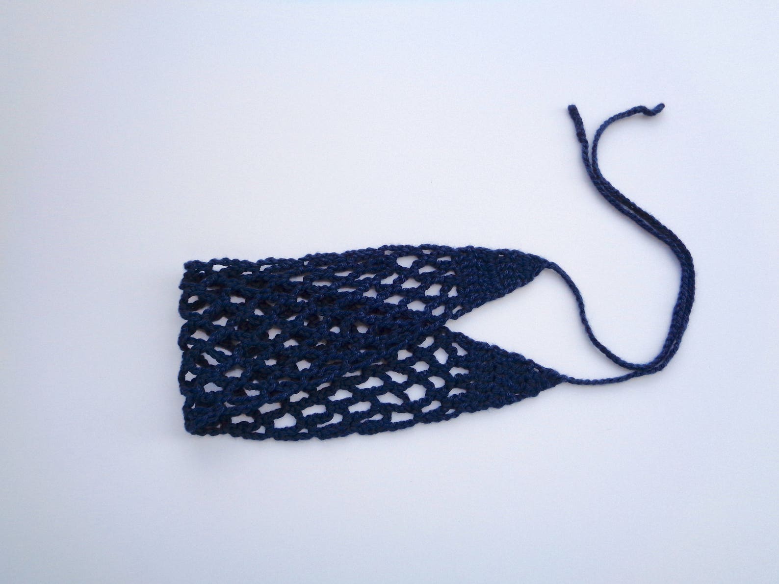 Mesh Headband Crochet Pattern, Tie Back Headband, Women Teen Girls ...