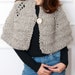 Shoulder Cape Knitting Pattern, Shoulder Warmer, Shawl With Button ...
