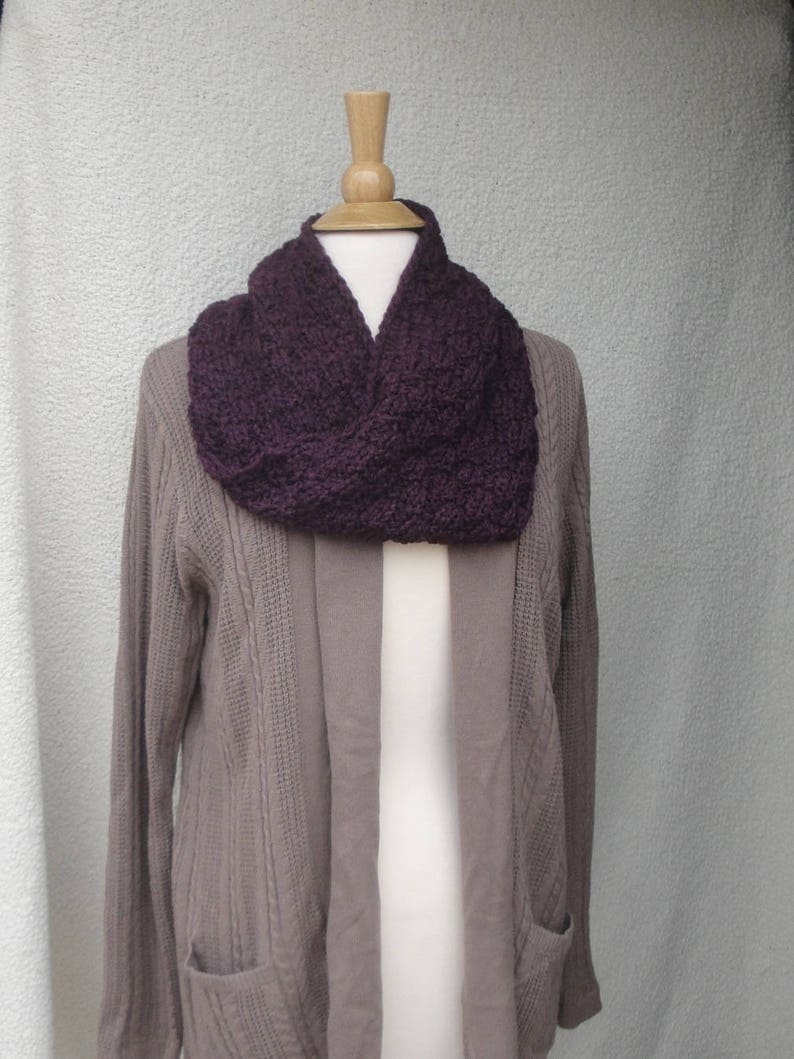 Knitting Pattern Chunky Mobius Scarf Cowl Quick Easy Fast - Etsy